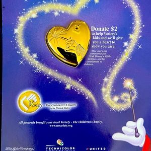 Disney | Jewelry | Disney Sorcerer Mickey Mouse Magic Charity Pin ...